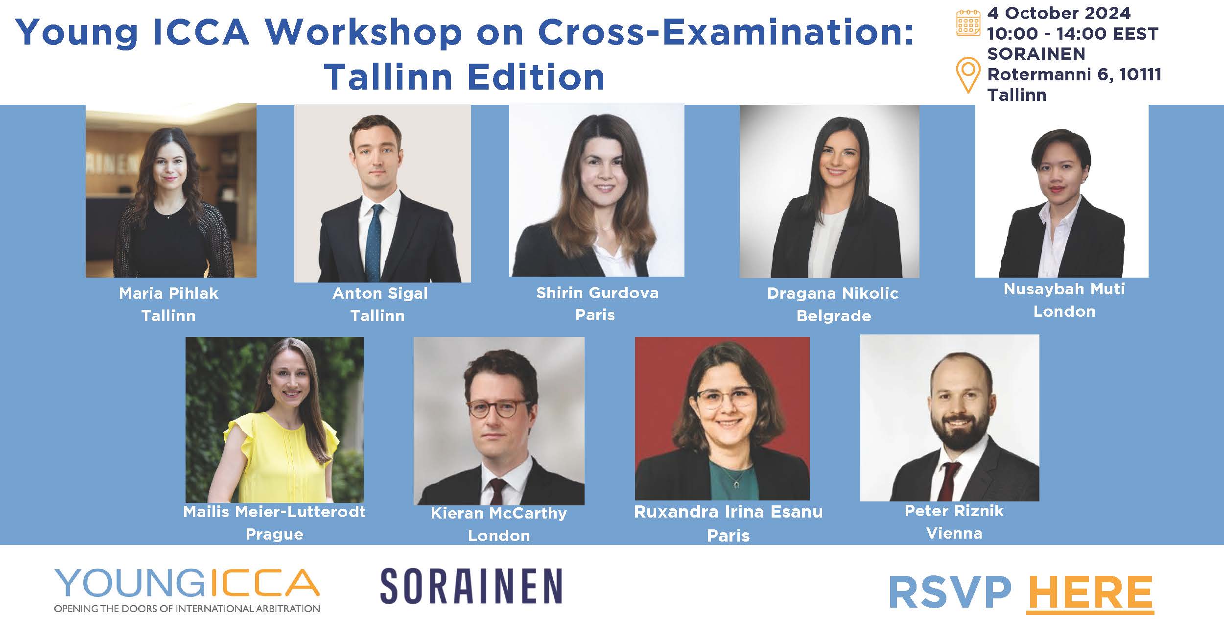Young ICCA Workshop on Cross-Examination: Tallinn Edition | Young ICCA